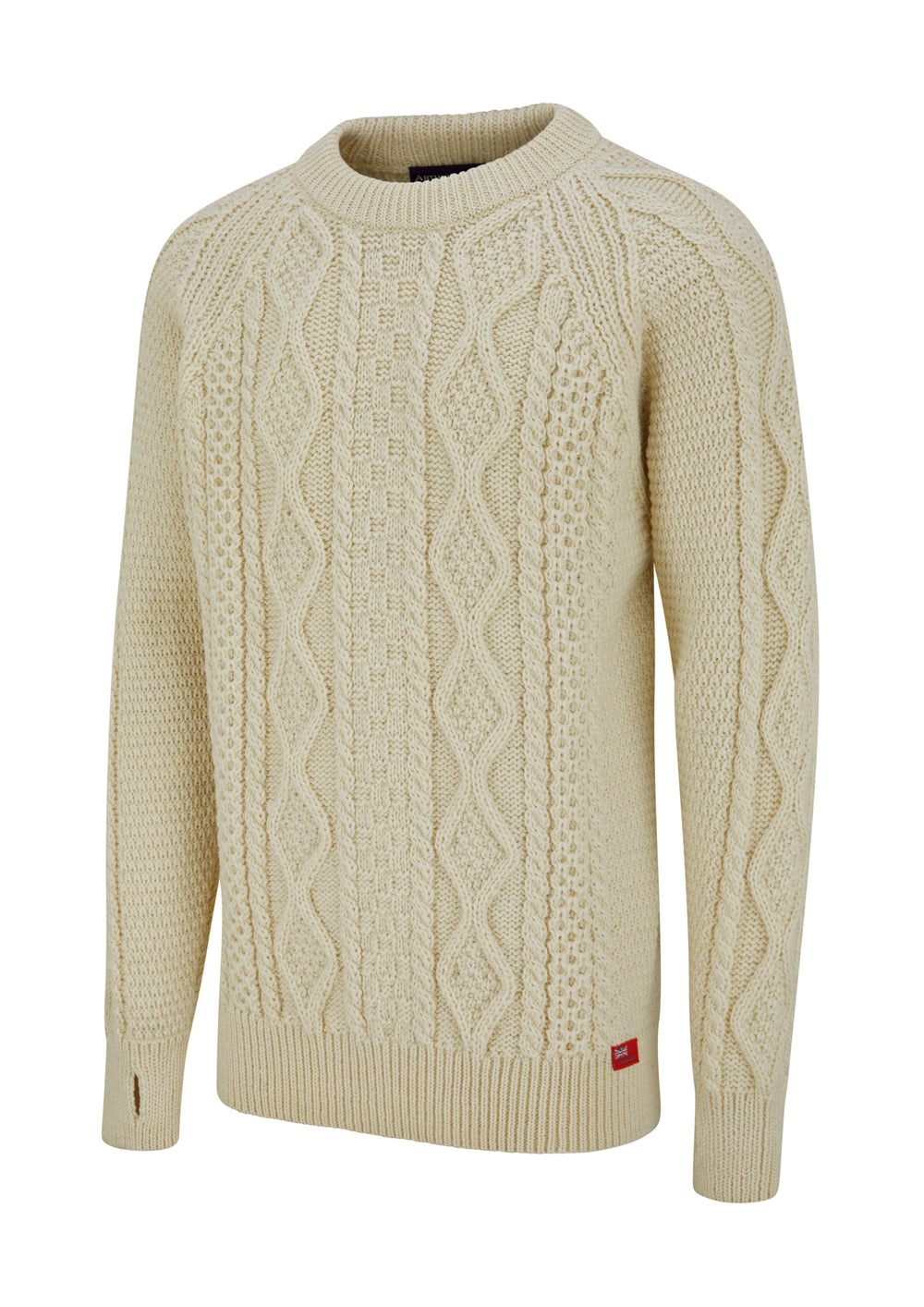 Arthur Beale Aran Woollen Jumper | Arthur Beale