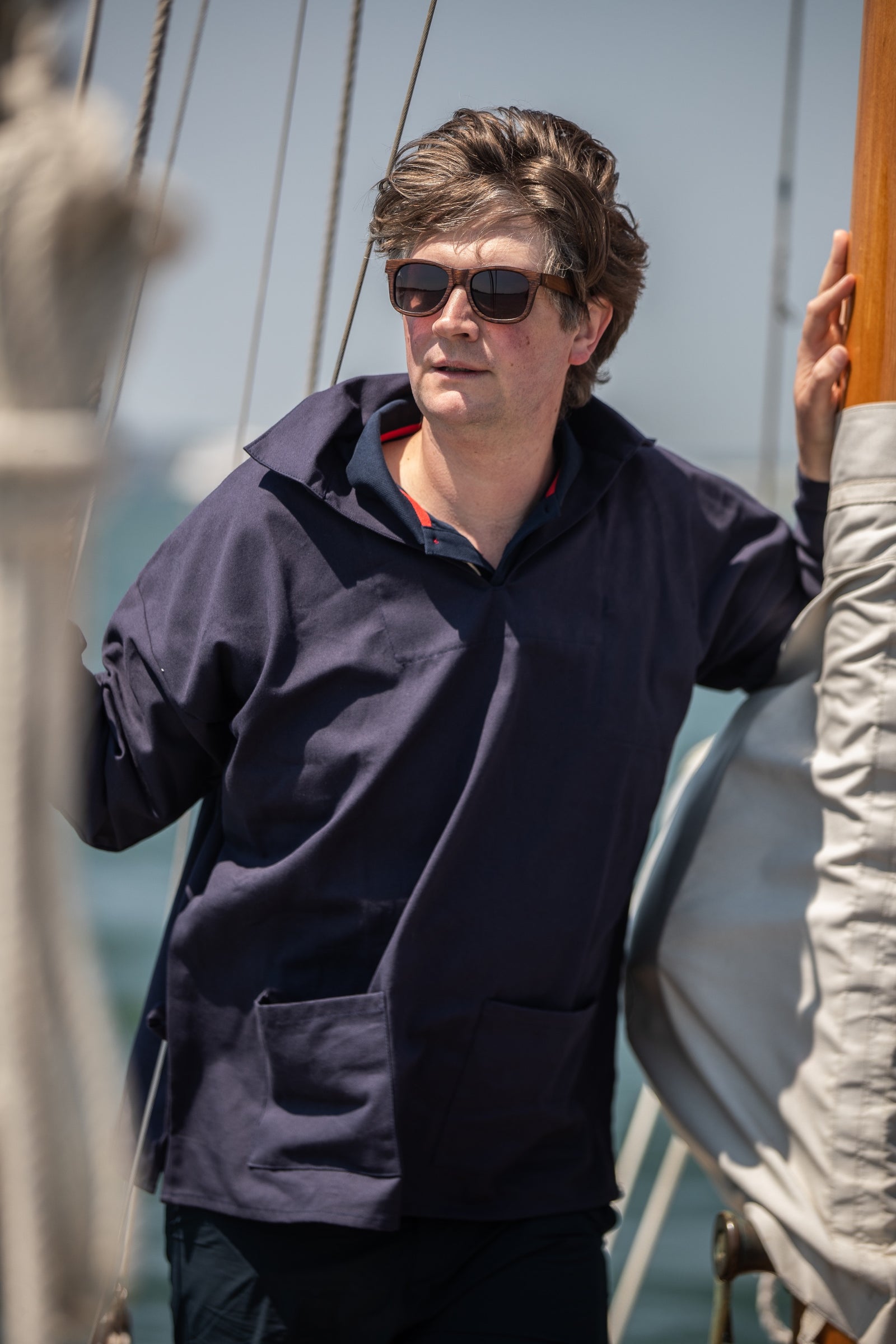 Arthur Beale Open Neck Sailors' Smock