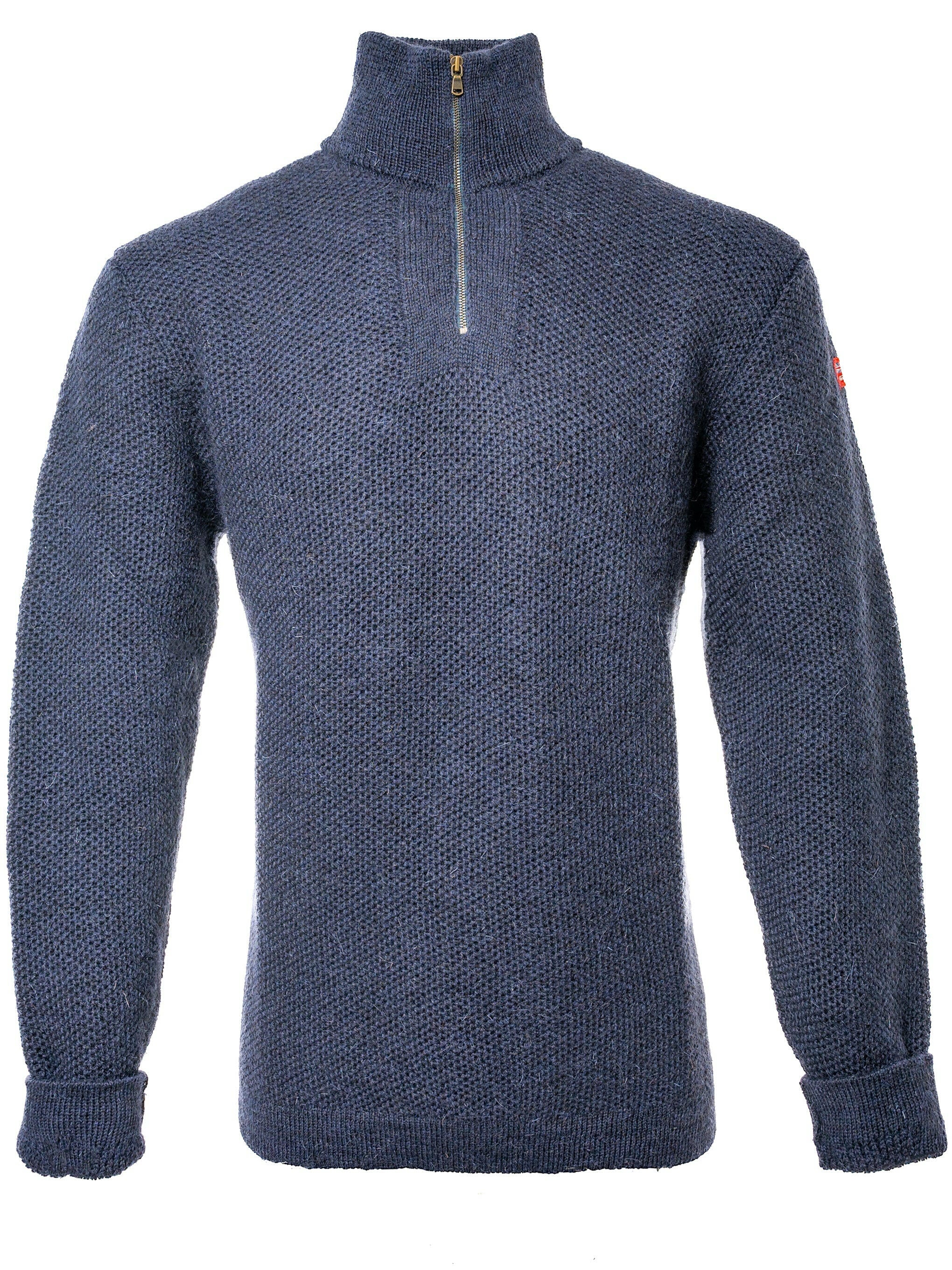 Arthur Beale Zip Neck Jumper | Arthur Beale