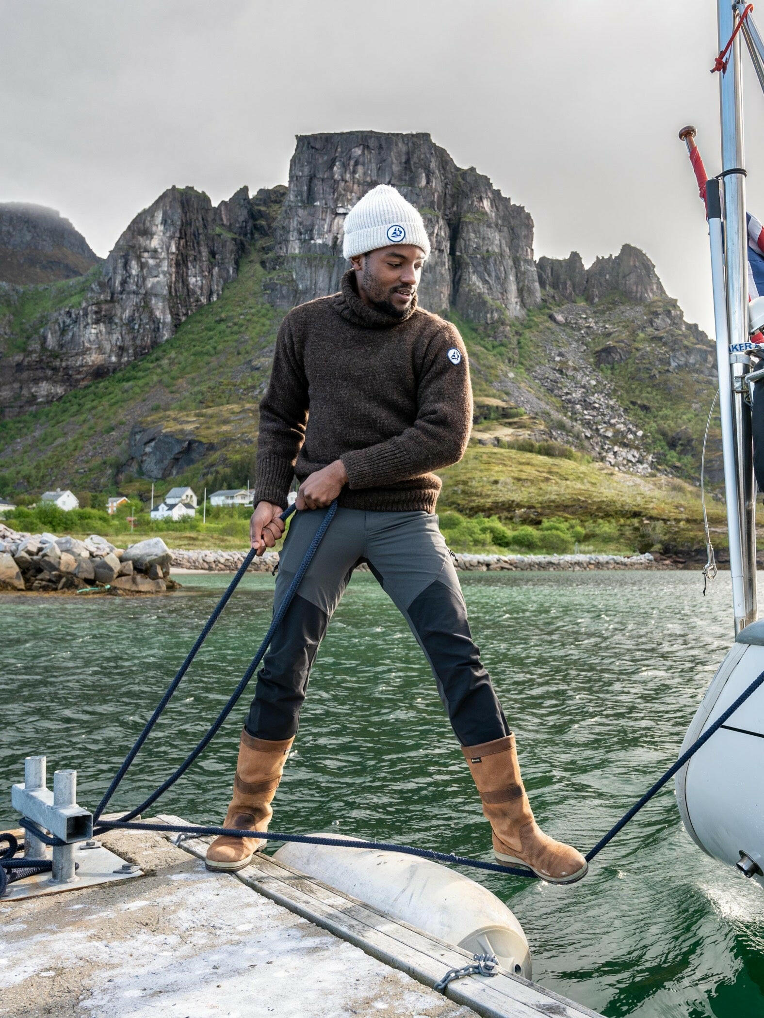 Arthur Beale Oiled Wool Beerenberg Pullover