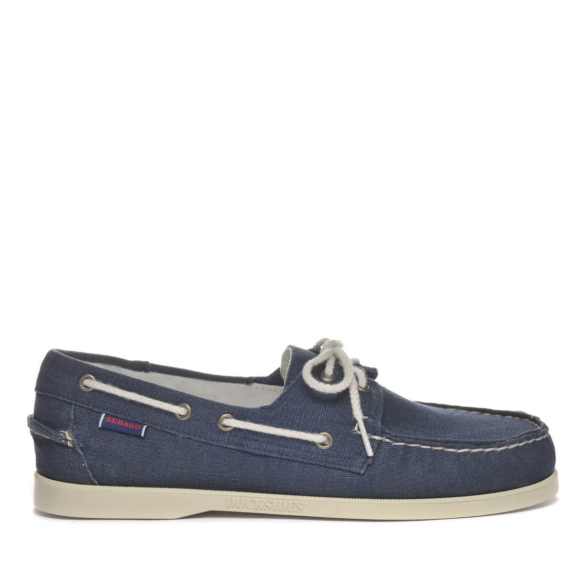 Sebago Mens Portland Summer Shoe (Washed canvas) | Arthur Beale