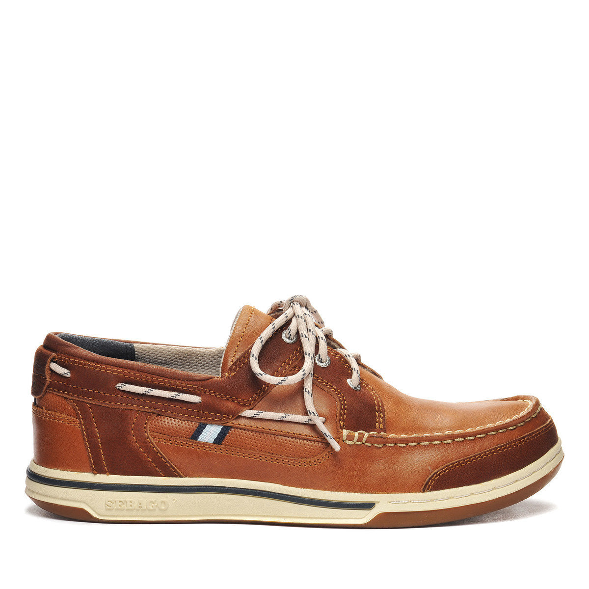 Sebago Mens Triton Three Eye Boat Shoe | Arthur Beale