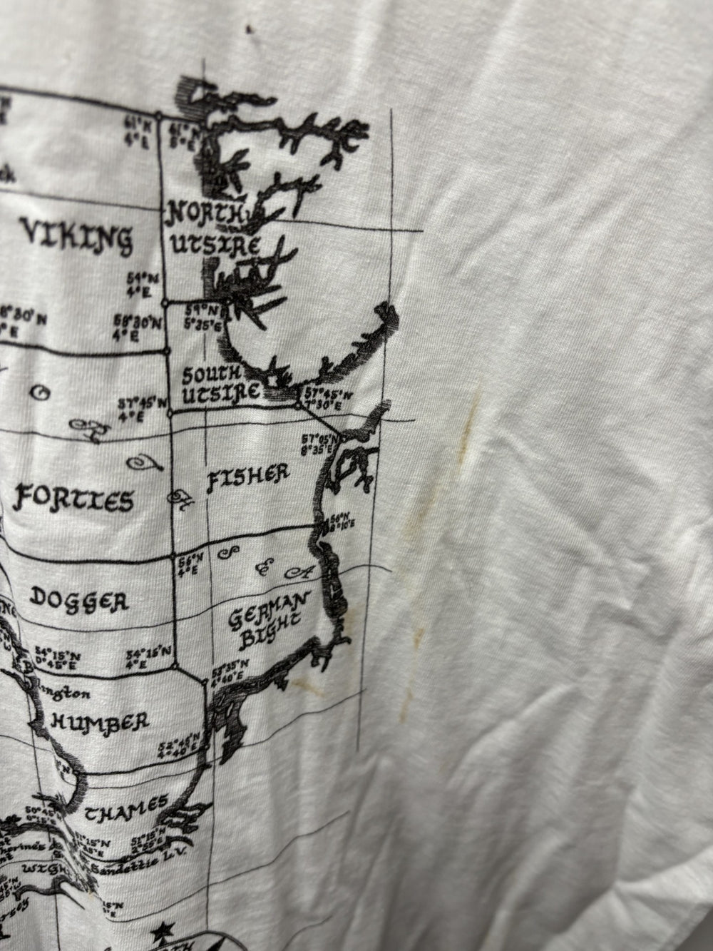 Arthur Beale Shipping Forecast T-Shirt, 3XL (Shop Soiled)
