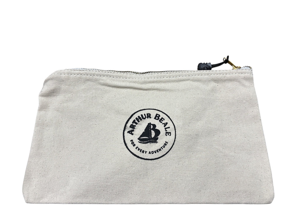 Arthur Beale Natural Zipper Bag (Pre-Loved - Misprint)